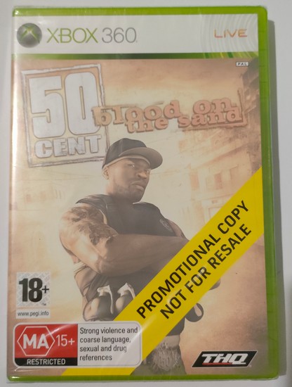 50 Cent Blood On the Sand Xbox 360 New – Twisted Realms Video Game ...