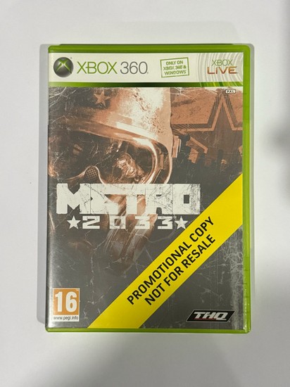 Metro 2033 Xbox 360 – Twisted Realms Video Game Store Retro Games
